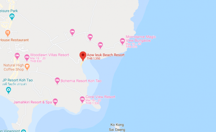 Aow Leuk Beach al Sudeste de Koh Tao | Funky Turtle