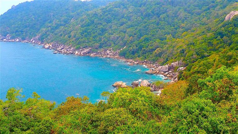 Lighthouse Bay on the North Eastern Coast of Koh Tao